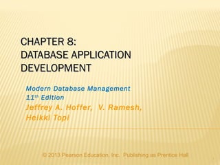 Hoffer mdm11e pp_ch08 | PPT