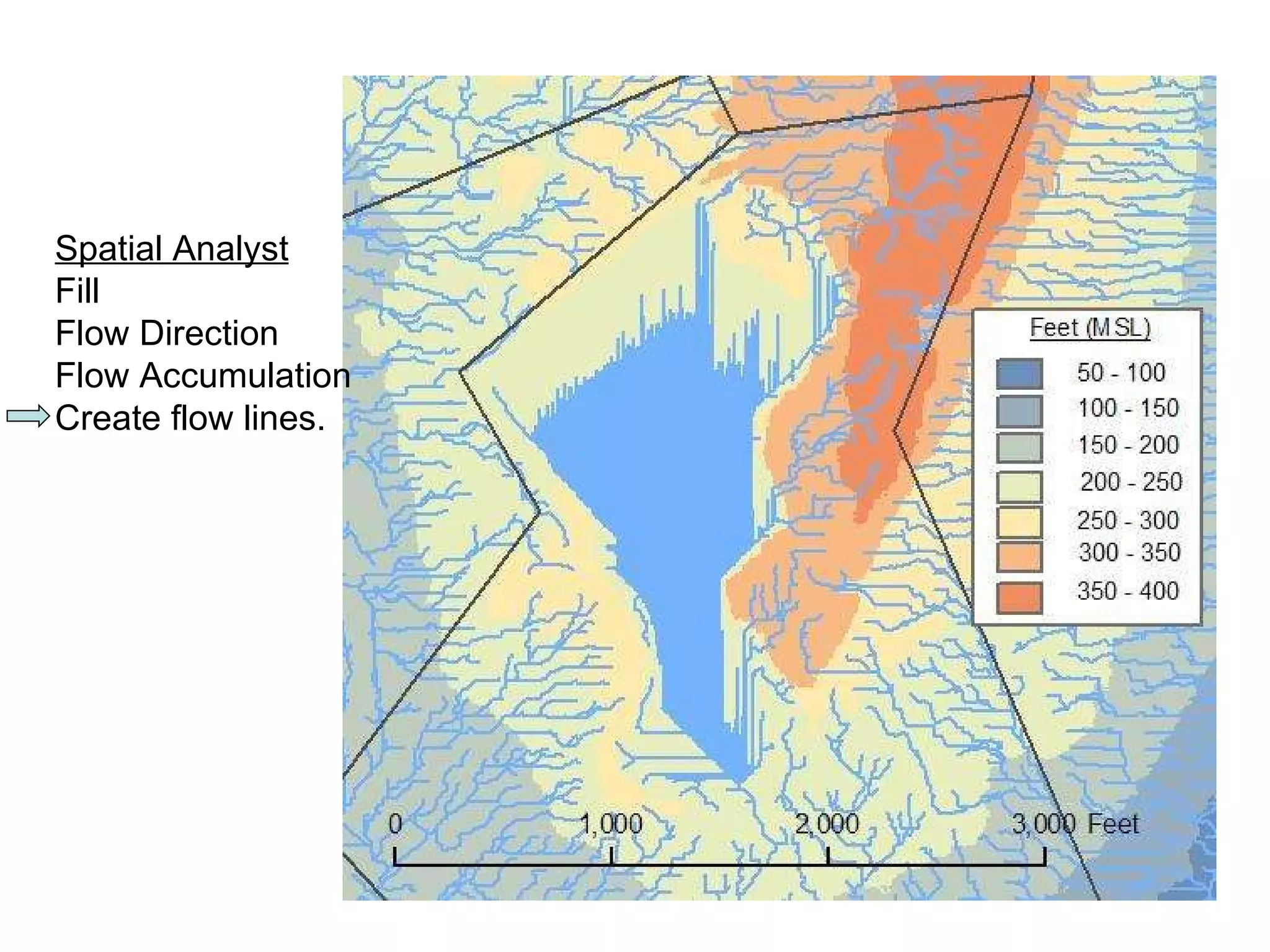 Watershed and Volume Analysis using a LiDAR DEM | PPT | Geography | Science