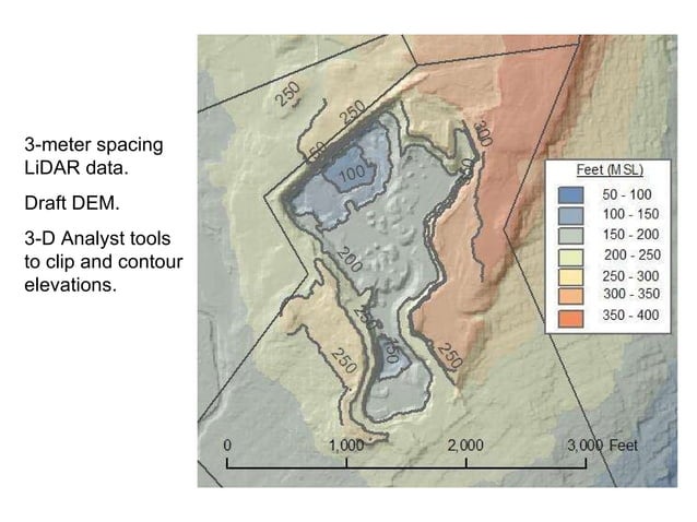Watershed and Volume Analysis using a LiDAR DEM | PPT