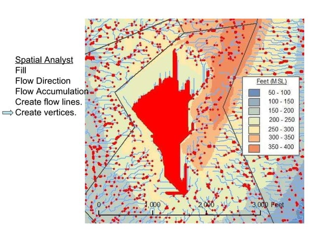 Watershed and Volume Analysis using a LiDAR DEM | PPT | Geography | Science