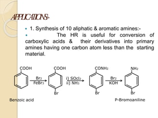 Hoffmann reaction | PPTX