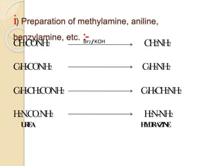 Hoffmann reaction | PPTX