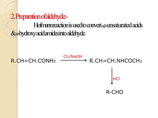 Hoffmann reaction | PPTX