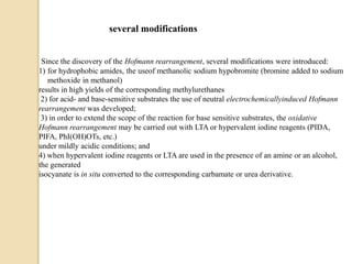 Hoffmann reaction | PPTX