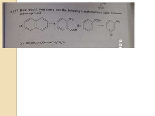 Hoffmann reaction | PPTX