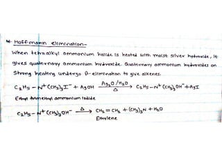 Hoffmann Elimination | PDF