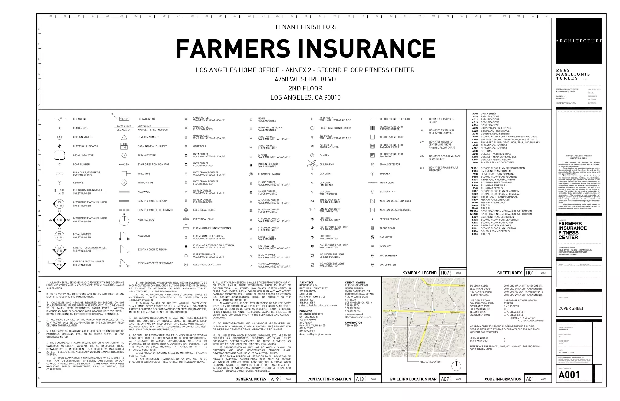 Farmers Executive Fitness Wilshire Blvd LA CA | PDF