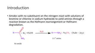 Hofmann rearrangement | PPTX