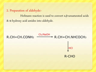 Hofman rearrangement | PPTX