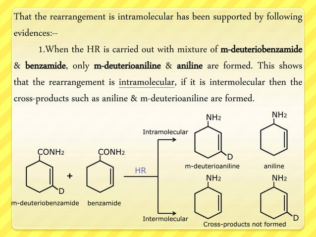 Hofman rearrangement | PPTX | Chemistry | Science