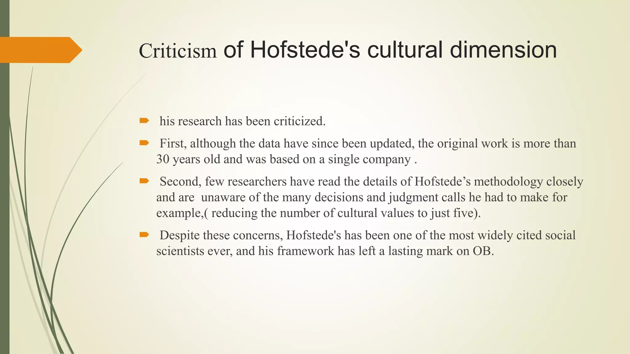 5 VALUE DIMENSIONS OF HOFSTEDE'S | PPTX