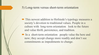 5 VALUE DIMENSIONS OF HOFSTEDE'S | PPTX