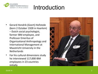 Hofstede | PPT