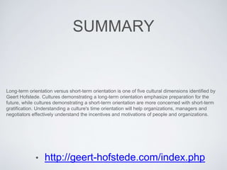 Hofstede cultural dimensions | PPTX