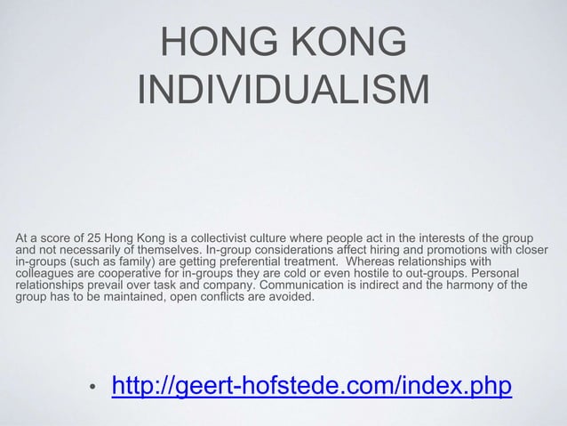 Hofstede cultural dimensions | PPTX