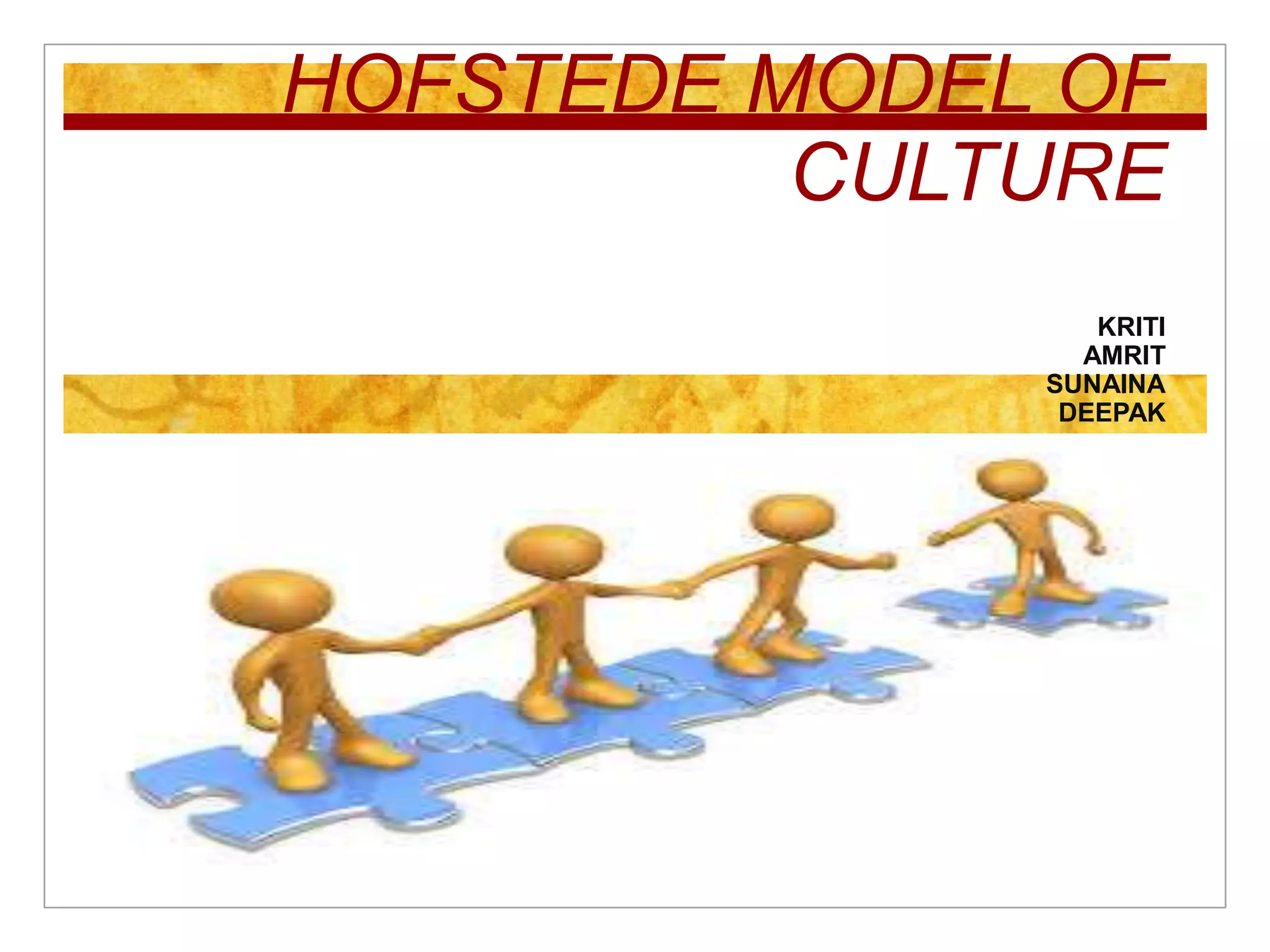 Hofstede model | PPTX