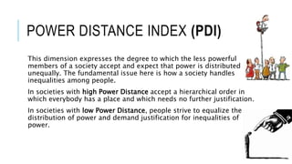 Hofstede's cultural dimensions | PPTX