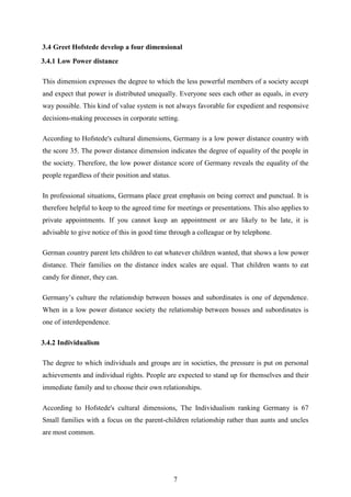 Hofstede's cultural dimensions (mgd, slim) | PDF