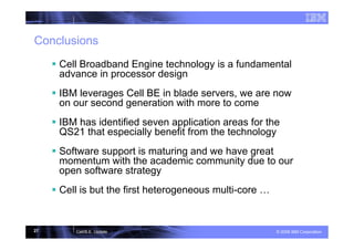 Cell Broadband EngineTM: and Cell/B.E. based blade technology | PDF