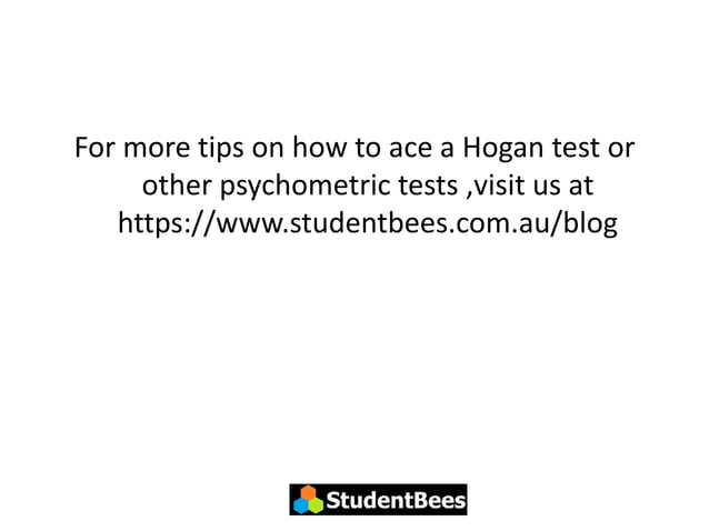 Hogan assessment tests_and_how_to_ace_them | PDF | Career Planning ...