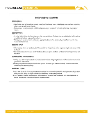 Hogan Personality Inventory (HPI) Report | PDF