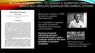 Taking Quantum Computing for a Spin: What is Imaginary and What is Real ...