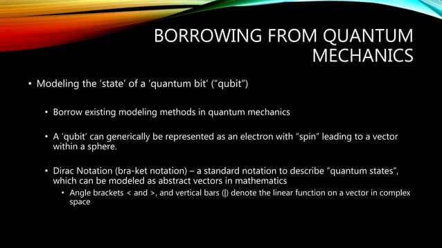 Taking Quantum Computing for a Spin: What is Imaginary and What is Real ...