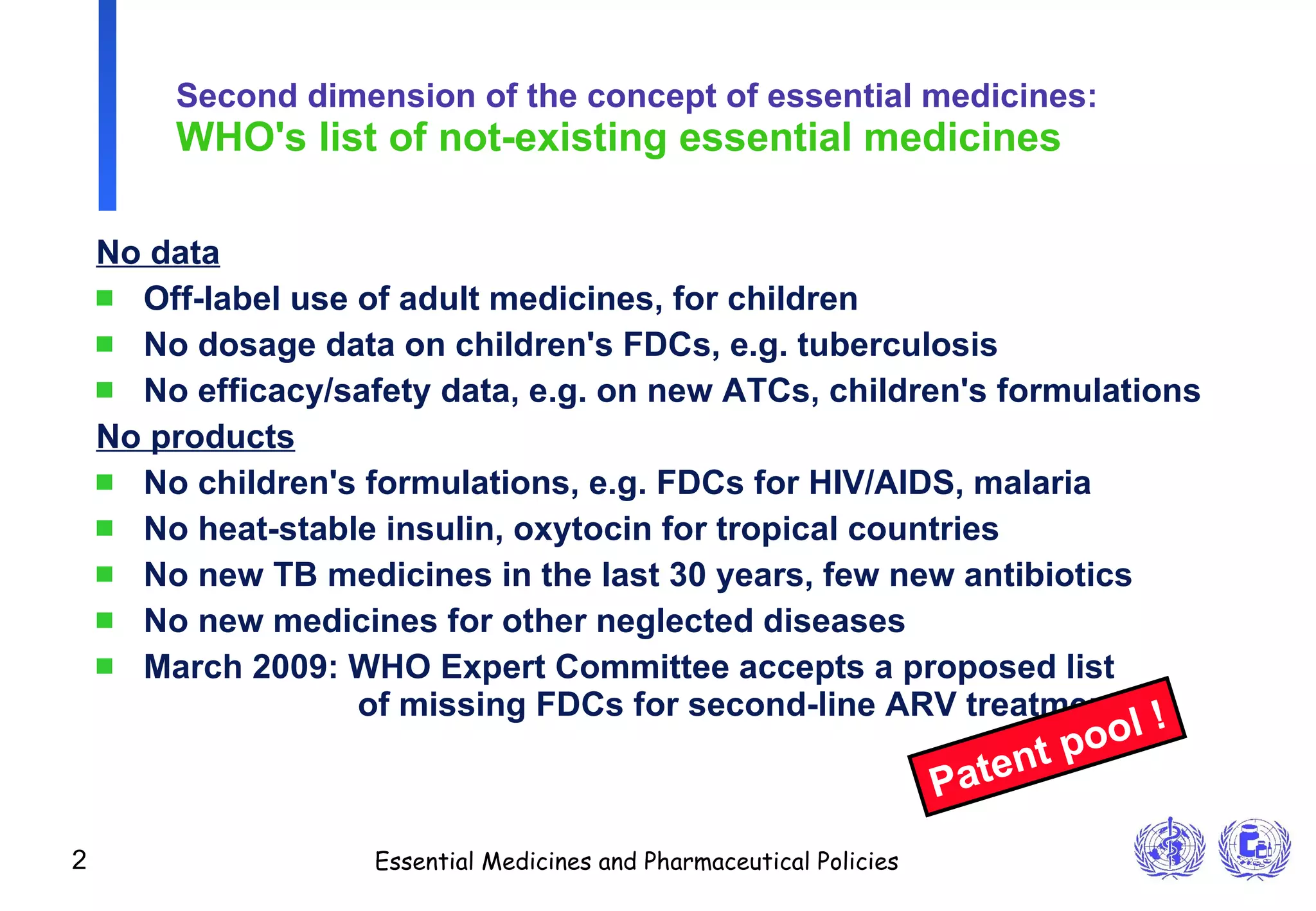 Market impact of WHO selection and prequalification of priority ...