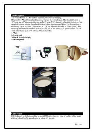 drilling. Funnel viscosity pdf | PDF