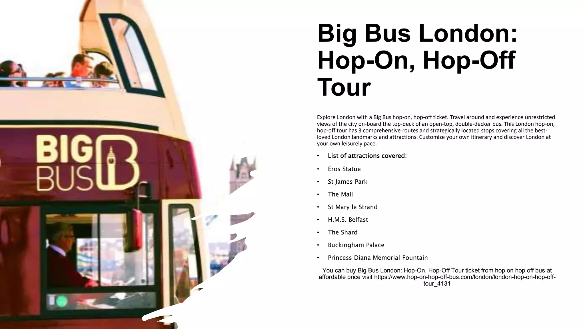 Guide on Hop on hop off London Bus Tours | PPT