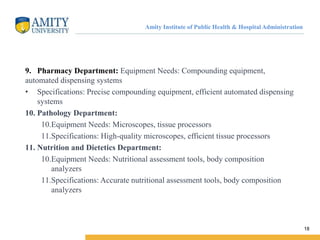 needs assessment & equipment identification | PPTX