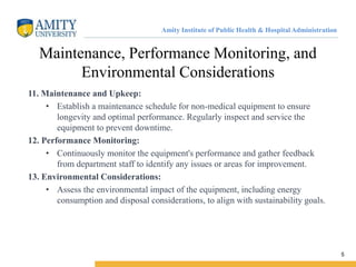 needs assessment & equipment identification | PPTX