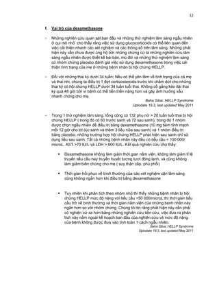 HỘI CHỨNG HELLP | PDF
