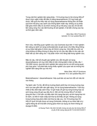 HỘI CHỨNG HELLP | PDF
