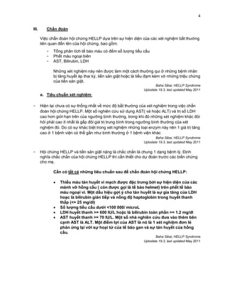 HỘI CHỨNG HELLP | PDF