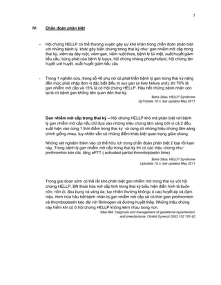 HỘI CHỨNG HELLP | PDF