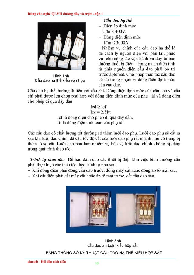 Hoi dap ve qlvh luoi dien va tba | PDF