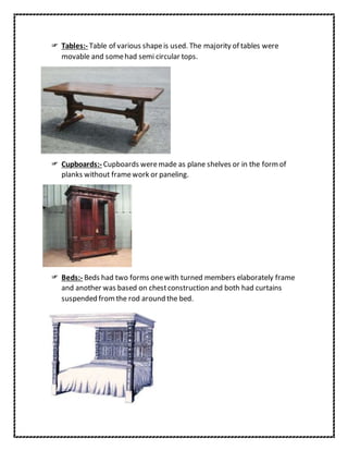 HISTORY OF FURNITURE IN INTERIOR DESIGN | DOCX