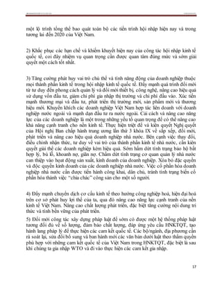 TS BÙI QUANG XUÂN. HỘI NHẬP KINH TẾ QUỐC TẾ CỦA VIỆT NAM | DOCX
