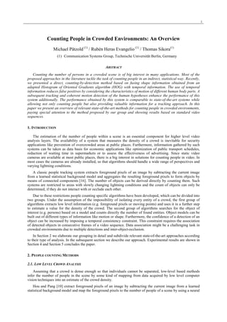 Hoip10 articulo counting people in crowded environments_univ_berlin | PDF