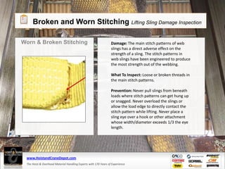 Nylon Web Slings Inspection Checklist | PPTX