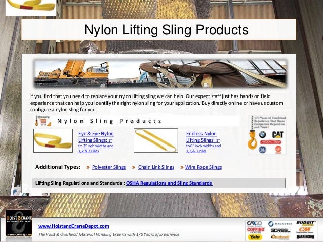 Nylon Web Slings Inspection Checklist