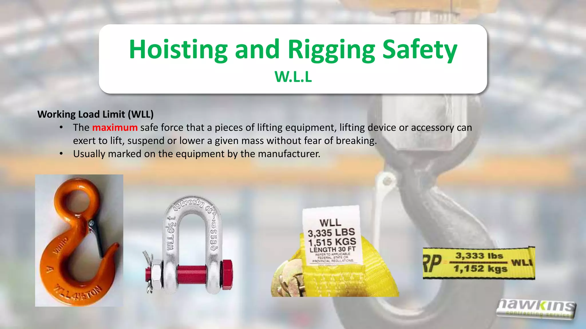 Hoisting and Rigging Safety | PPTX