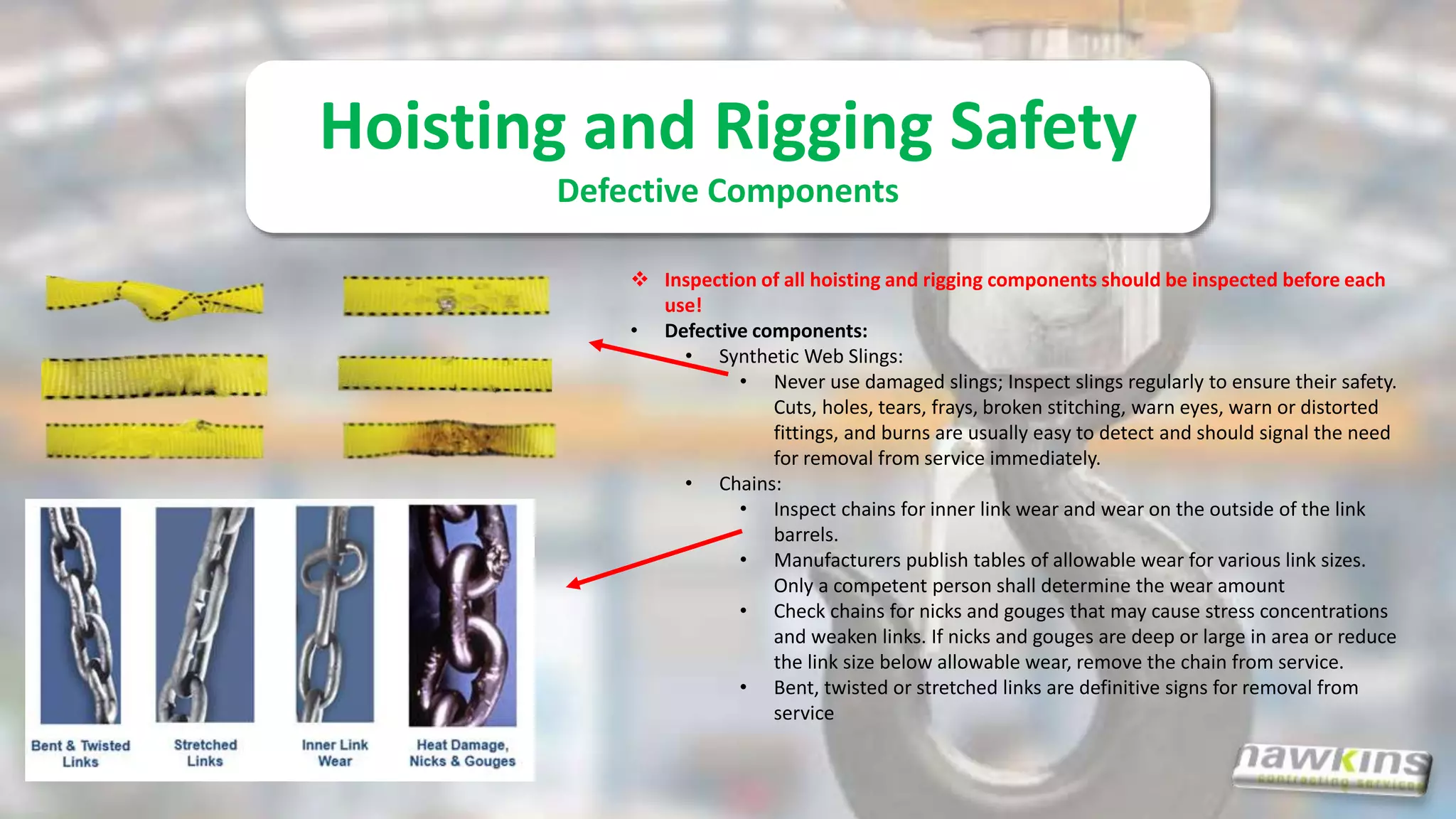 Hoisting and Rigging Safety | PPTX