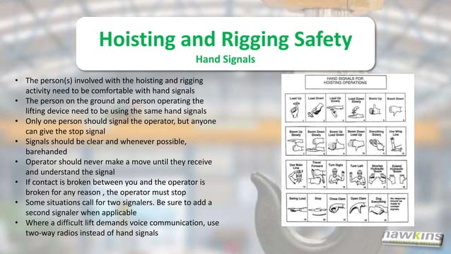 Hoisting and Rigging Safety | PPTX