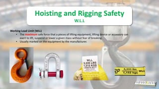 Hoisting and Rigging Safety | PPTX