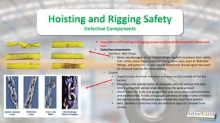 Hoisting and Rigging Safety | PPTX