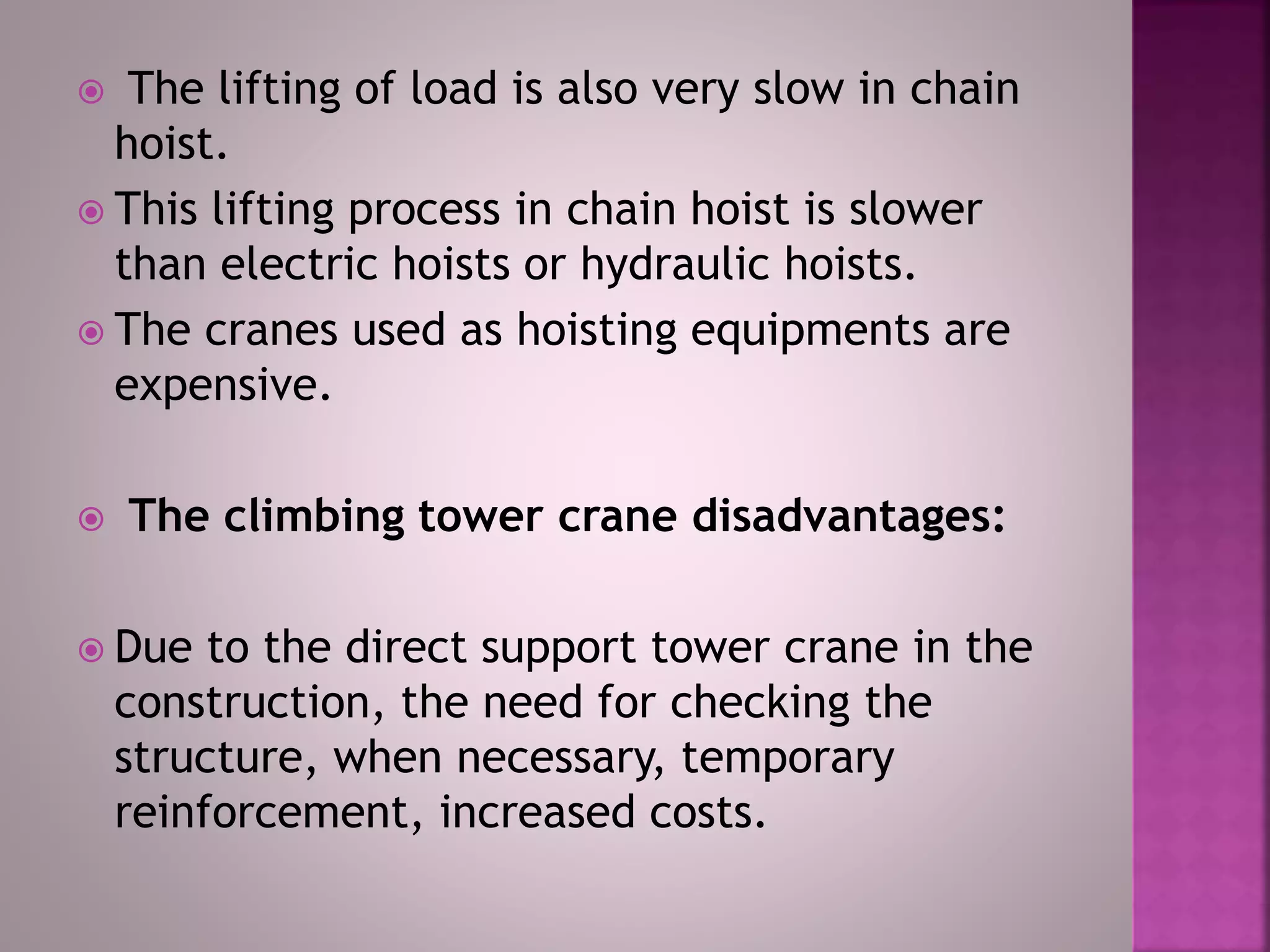Hoisting equipments | PPTX