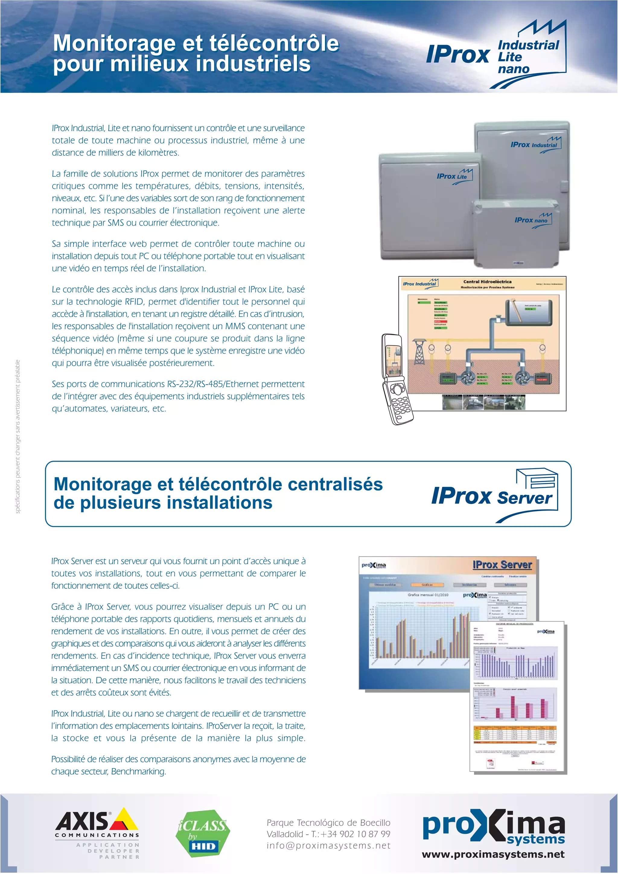IProx Datasheet - [FR] | PDF