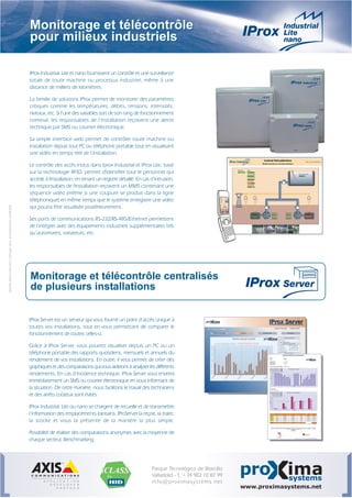 IProx Datasheet - [FR] | PDF